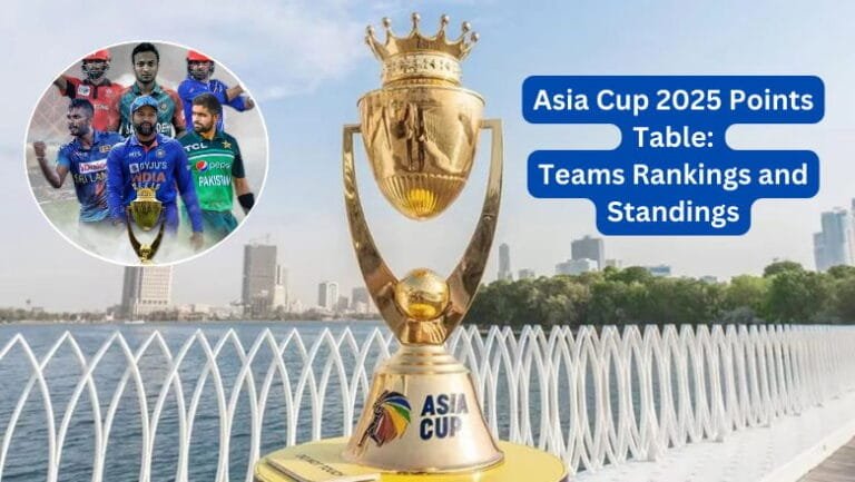 Asia Cup 2025 Points Table: Teams Rankings and Standings