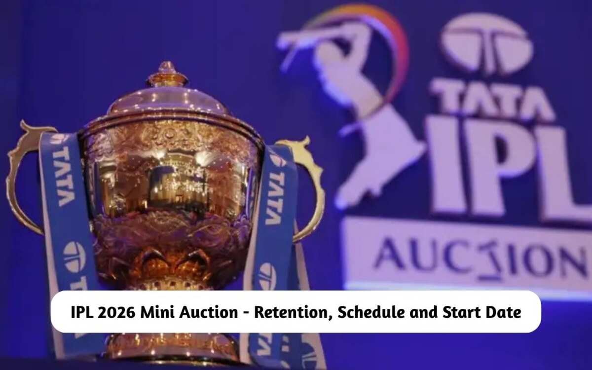 When is IPL 2026 Mini Auction? Checkout Retention, Schedule and Start ...