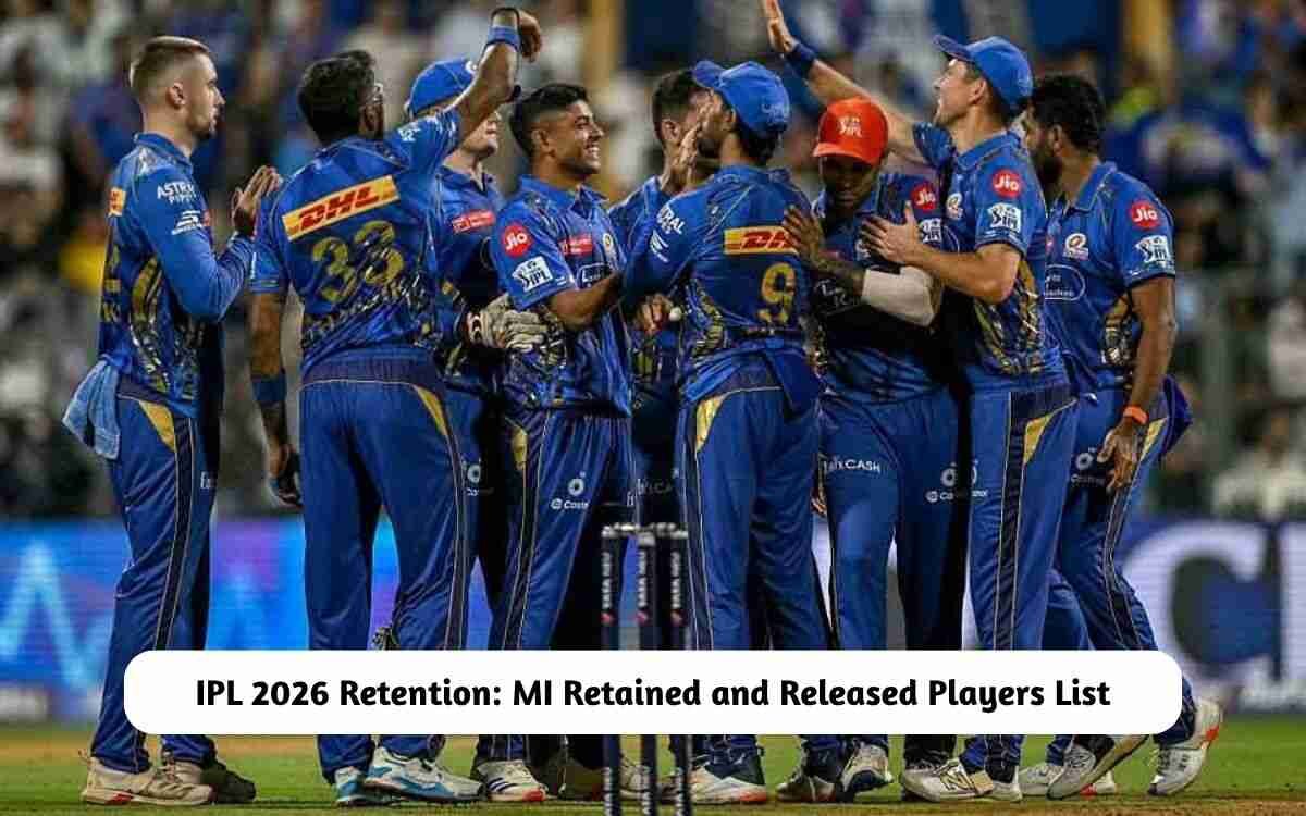 IPL 2026 Retention: MI Retained and Released Players List – IPL Schedule