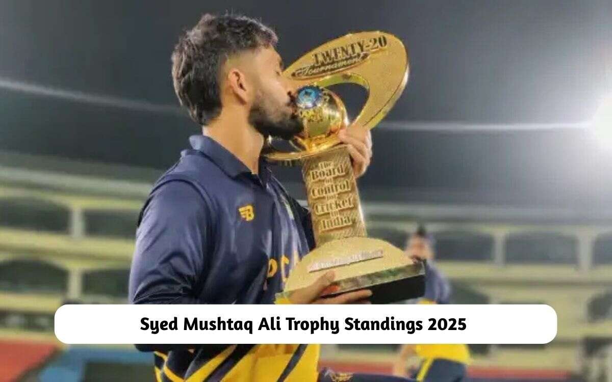 Syed Mushtaq Ali Trophy Standings - Check the Points Table! (Updated ...
