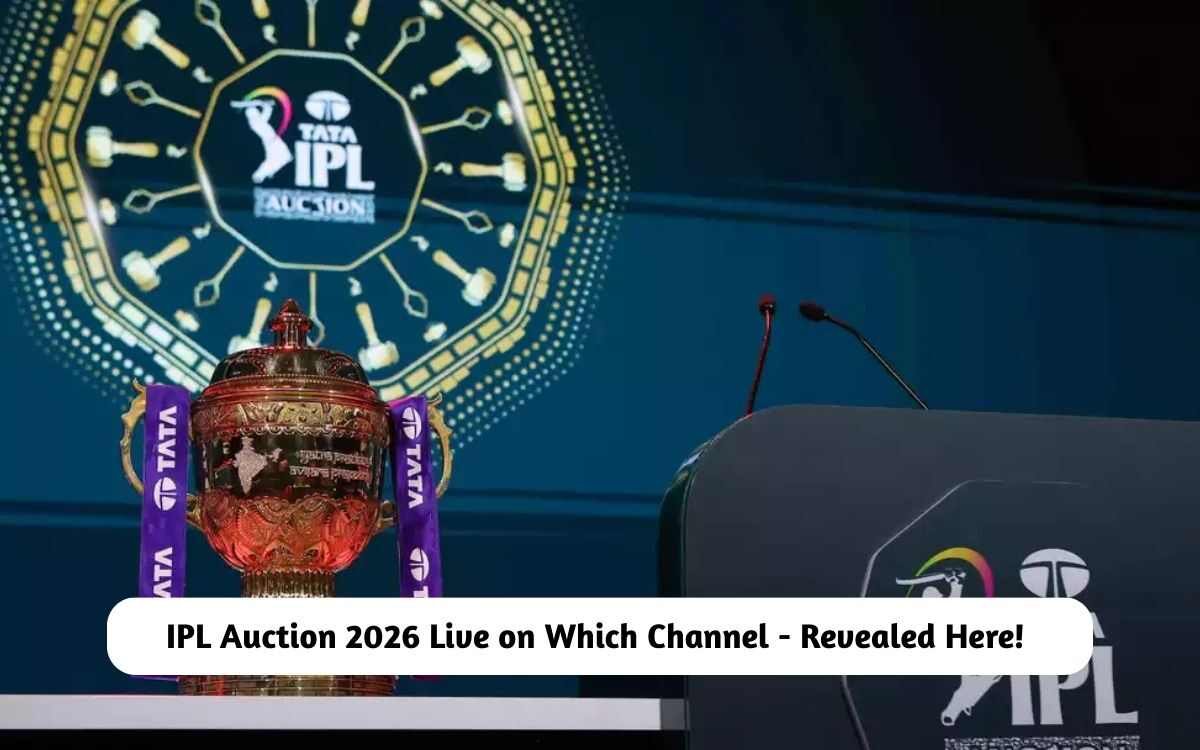 IPL Auction 2026 Live on Which Channel - Revealed Here! – IPL Schedule