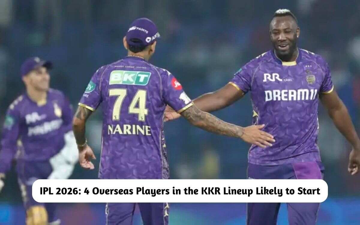 IPL 2026: 4 Overseas Players in the KKR Lineup Likely to Start the ...