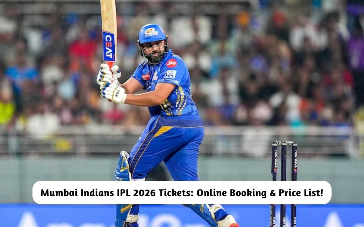 Mumbai Indians IPL 2026 Tickets: Online Booking & Price List! – IPL ...