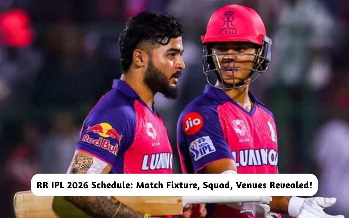 RR IPL 2026 Schedule: Match Fixture, Squad, Venues Revealed Here! – IPL ...